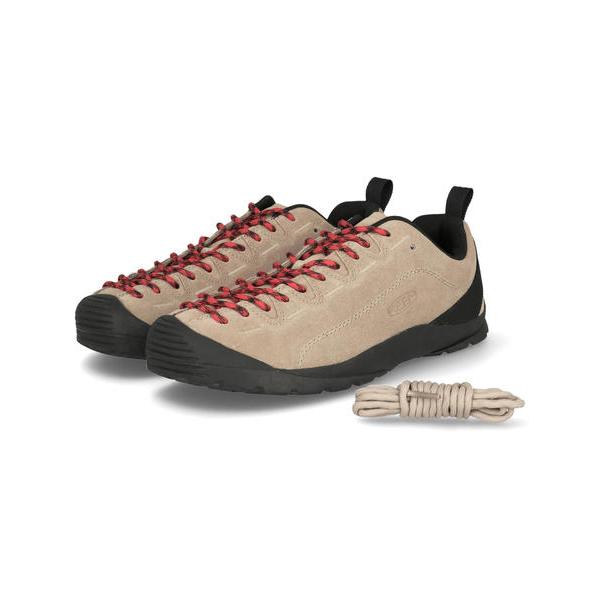 クライミングシューズとコンフォートシューズをハイブリッドしたKEENオリジナルアウトドアスニーカー「JASPER」。柔らかな天然皮革スウェードを使用したアッパーを採用。ノンマーキングラバーソールの高いグリップ性や、ライニングの吸湿性テキスタ...