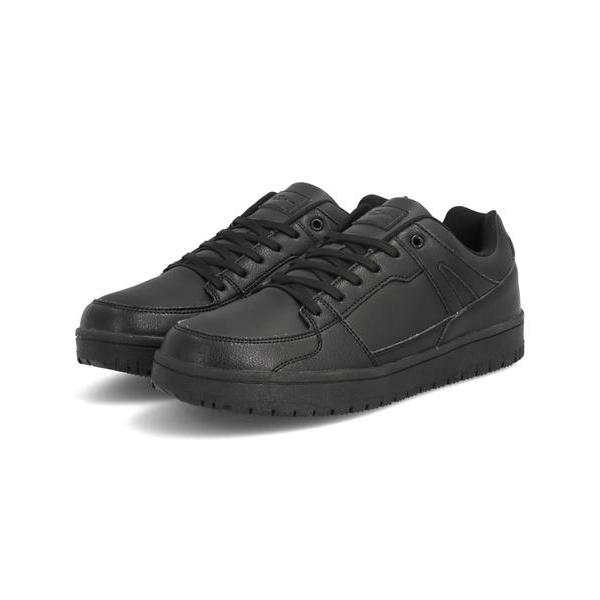 様々なスタイルにマッチするシンプルなコートスタイルスニーカー。急な天候の変化にも安心な耐水機能を搭載し、オールシーズン晴雨兼用で活躍します！さらに甲部からも水の浸入を防ぐガセットタン、滑りにくいソールなど、悪天候の日にも心強い機能を装備。程...