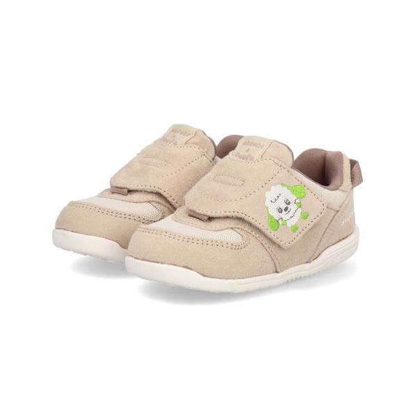 片手で履かせやすい！「足の正しい育成を促すシューズ」をテーマに、順天堂大学スポーツ健康科学部バイオメカニクス研究室と協同開発した足育シリーズ。小さなお子さまに人気の教育番組「いないいないばあっ！」とのコラボモデル！つまみやすい幅広ベルトに、...