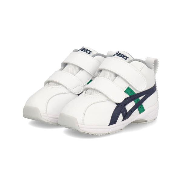 約1-3歳の幼児向けに展開する「BABY」シリーズ。足首の安定性に優れたミドルカットシューズ。アッパーには、軽くやわらかな風合いのマイクロファイバー人工皮革を使用。クリーンなホワイトをベースにした、品よくお洒落なデザイン。お洋服ともキレイに...