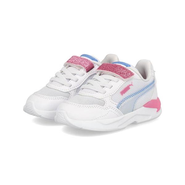 アスレチックテクノロジーを採用したシリーズ「X-RAY」のベビーモデル☆X-RAYのデザイン性を損なうことなく簡素化し、ベビーでも履きやすい仕様に。キラキラとラメが輝くグリッターベルトと、半透明のオーロラカラーのフォームストリップが可愛らし...