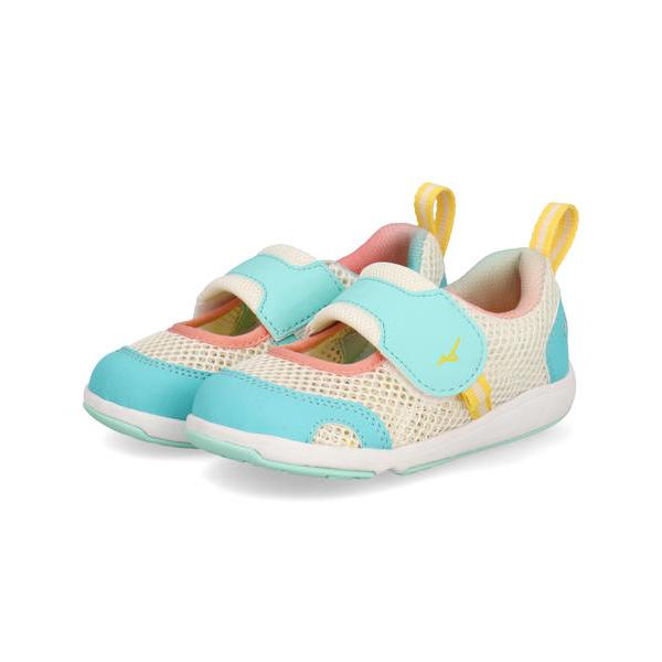 もっと遊ぼう、もっと動こう！圧倒的に履かせやすい構造で、お子さまの「やってみたい・できた」を応援するプレモアより、1-4歳向けサマーシューズが誕生！通気性のよい目の粗いメッシュや、水濡れにも強いサラッとした肌触りのインソールを採用し、速乾性...