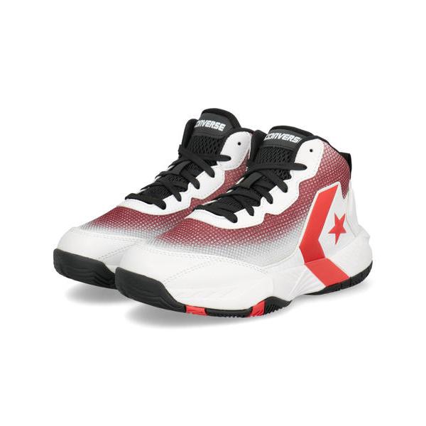 CONVERSE BASKETBALLのジュニア向けモデル。富樫勇樹選手のシグネチャーモデル「CONS UNAVERAGE MID」のデザインイメージを受け継ぎながら、ジュニア世代に適した設計を採用。安定性と軽快さを両立したミッドカットデザ...