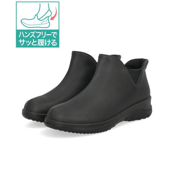当社限定商品！ ハンズフリーでサッと履ける♪ストレスフリーでラクに履ける、オールウェザー(全天候)、オールシーズン活躍する晴雨兼用のレインシューズ。履き口に伸縮性のあるゴムを採用したサイドゴアデザインと、足入れしやすいかかと設計で、手を使わ...