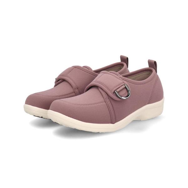 脱ぎ履きのしやすさと、軽くゆったりやわらかな足入れで、快適に履けるコンフォートシューズ。甲ベルトに、指をひっかけやすい金属パーツを採用することで、片手でもつかみやすく、開け閉めラクラク♪履き口がガバッと大きく開き、脱ぎ履きしやすい設計です。...