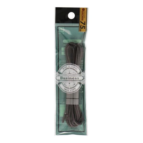 ビジネス、ドレスシューズに適したロー引き丸ひも。表面を蝋でコーティング加工を施したロー引きのラウンドタイプ。程よい光沢があるため高級感があるうえ、摩擦に強い耐久性と毛羽立ちにくさで、革靴におススメの靴ひもです。革靴にはツヤがあるので、同じよ...