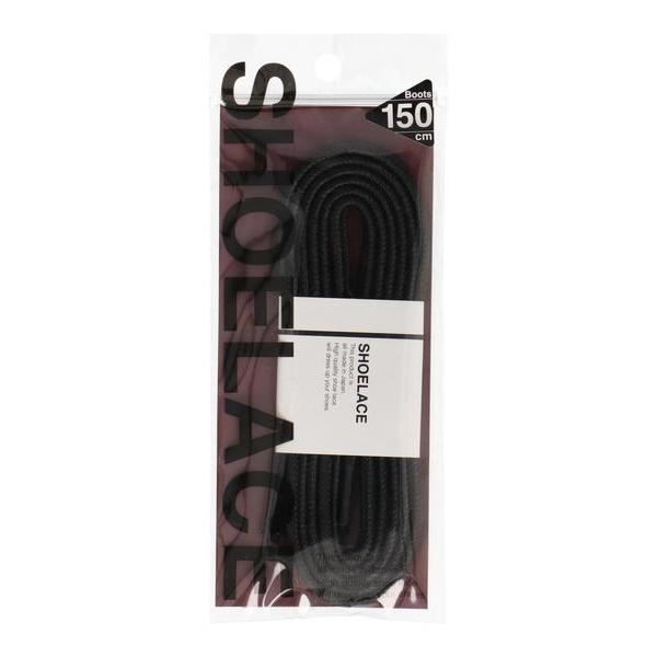 ブーツ用の丸型シューレース(150cm)です。ワークブーツやアウトドアシューズ向けの、芯入りで固めの丸ひもです。お手持ちのブーツやシューズの交換用としてご使用できます。made in JAPAN
