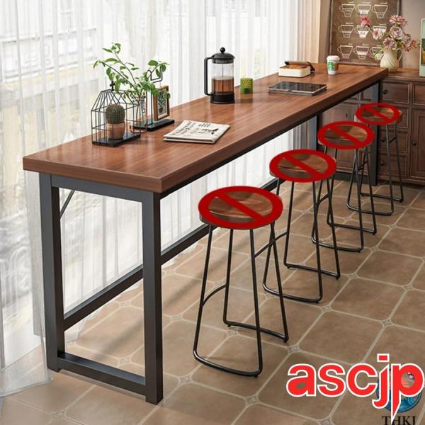 【ヴィンテージバーテーブル】素朴な茶色のカウンタートップと黒い金属フレームの組み合わせが、このバーチェアにシンプルでありながらエレガントな特徴を与え、キッチン、リビングルーム、バーカウンターに魅力を加えます。【頑丈で三角形の金属フレーム】三...