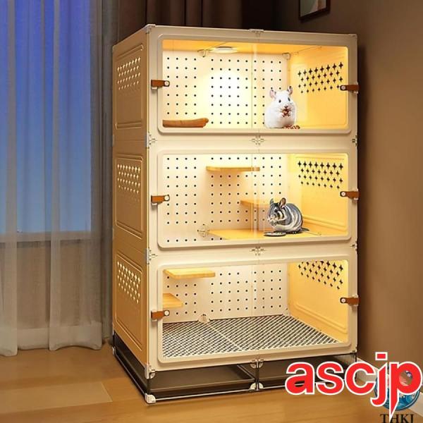 【広々とした多段式デザイン】チンチラ、ハムスター、スナネズミ、その他の小動物にも適したリスケージは、あなたの毛皮で覆われた友達が探索したり遊んだりするための十分なスペースと複数のレベルを提供します。このデザインは最大限の動きの自由を可能にし...