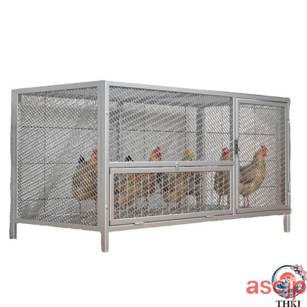 【高品質素材】鶏 ケージ 屋外 オールメタルフレーム設計と高密度鉄メッシュを採用し、野生動物の侵入を効果的に防ぎます。風雨や日光にさらされても、安定した状態を保ちます。小規模農場、中庭、都市部の裏庭など、鶏にとって安全で信頼できる活動スペー...