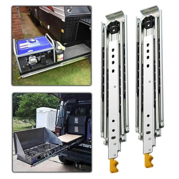 超重量用引き出しスライドレール 工業用レール 完全な拡張 スライドレール 1000-1800mm 側面取り付け 耐荷重 200kg 完全な延長引き出しのスライド ボール