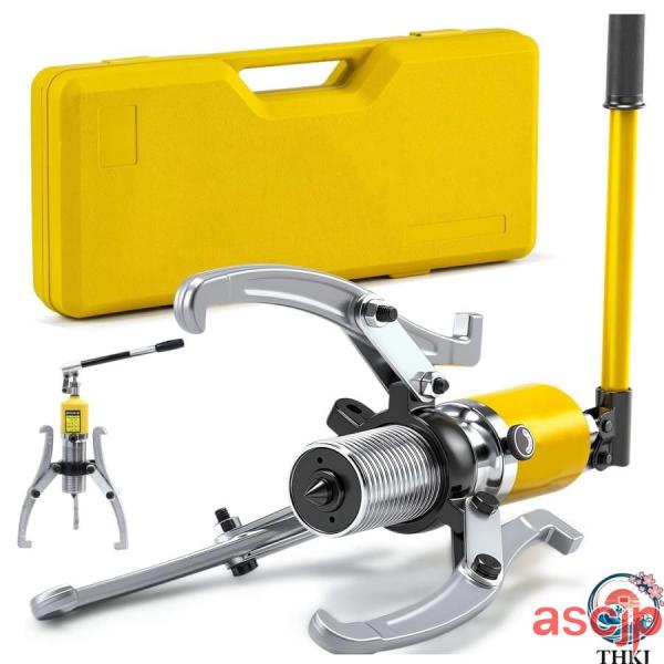 【高い安全係数】一体鋳造のシリンダーとカバーにより、破裂や油漏れを効果的に防止します。安全リリーフバルブが過負荷を回避し、柔軟なイジェクターピン設計で高精度な芯出しを実現。本油圧プーラーキットは、シャフトからハブ、フランジ、ギア、プーリー、...