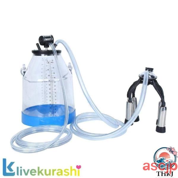 牛用ミルクマシン、ポータブル透明25L-32Lカウミルカー乳製品搾乳機バケットタンクバレル搾乳場用乳製品