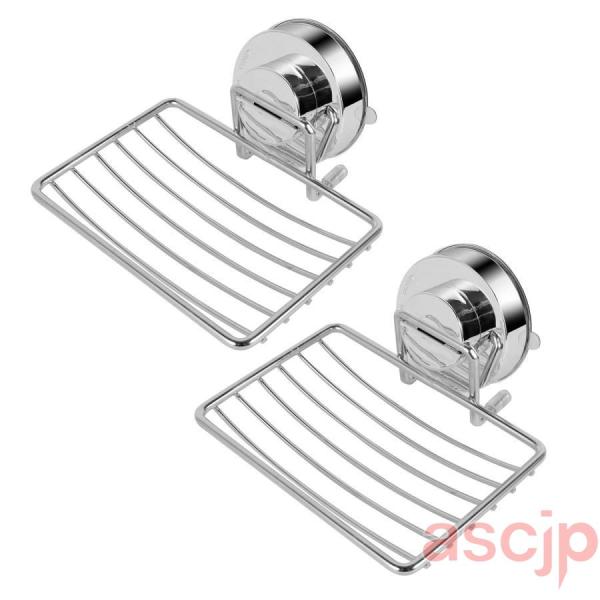 ?石鹸ホルダーは 304 ステンレス製で錆びにくく、強力吸盤の石鹸置き、粘着性が強くでしっかり固定できます、吸着面でズリ落ちない，バスルーム、キッチン、バスタブ、洗面所に最適です。?石鹸ホルダーサクションカップ技術を備えた壁掛ソープディッシ...