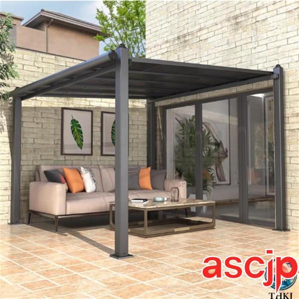 □商品詳細 ? ポリカーボネート製ルーフトップ：ガゼボは通気性が良く、最適な空気の流れを実現します。 ポリカーボネート製の天板を使用することで、光を取り入れながらも熱を抑え、紫外線を 99% ブロックするので、天候に合わせて楽しむことができ...