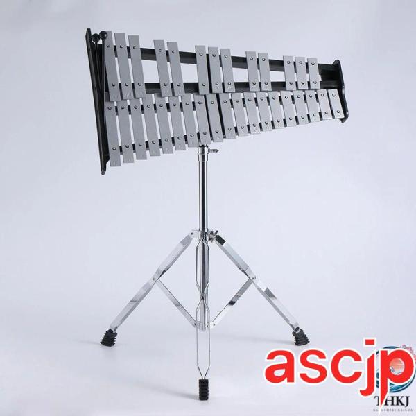 【32音タイプ】コストパフォーマンスに優れた初心者にもおすすめのグロッケンです。グロッケンの中では柔らかめの音がします。幹音・半音に段差が有るノーマルデザインで、よりハイクオリティーサウンドを実現。 【軽量コンパクト】付属専用ポータブルキャ...