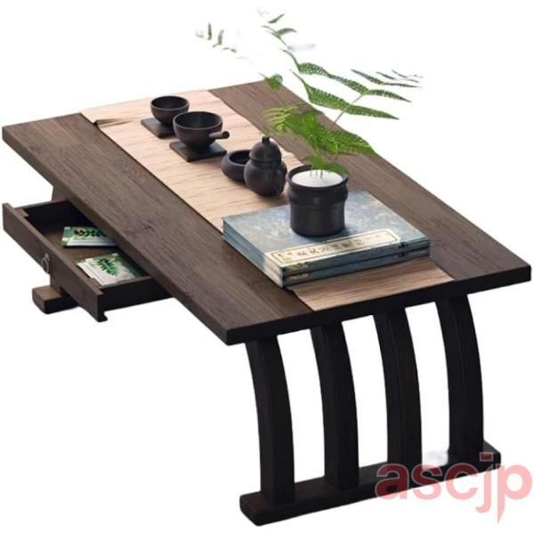 ローテーブルアンティークティーテーブルカーブレッグアジアンフロアローティーテーブルウッドテーブルバンブーテーブル。高品質の素材を使用しており、このコーヒーテーブルの表面は滑らかで、摩耗しにくく、傷がつきにくくなっています。天板は厚手でしっか...