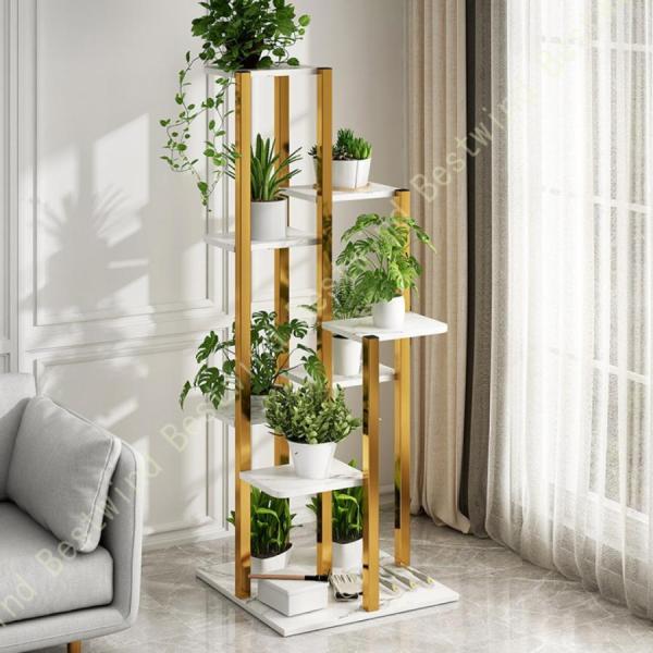 フラワースタンドおしゃれ 室内 屋外仕樣材質：金属サイズ：40*40*121.2cm  具体的な寸法は写真に示されています。 具体的な寸法は主に種類のもので、図は参考用です。インテリアに室内や玄関、廊下、ベランダなど場所に置くだけでおしゃれ...