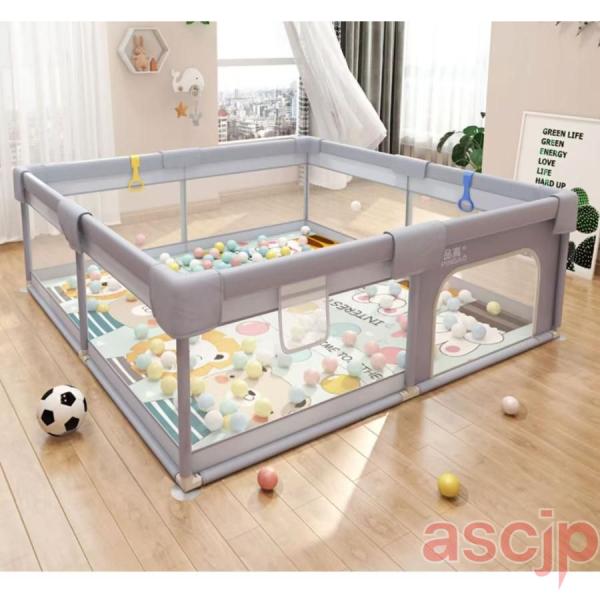 【ハンドプルリング付き】ハンドプルリングはベビーサークルの縁にU字になってる方を差し込んでいます。子供は握力が鍛えられて、体力作りにも役に立ちます。子供はハンドプルリングを並べて両手で掴んでたっちの練習ができます。ベビーサークルは底に4つ強...