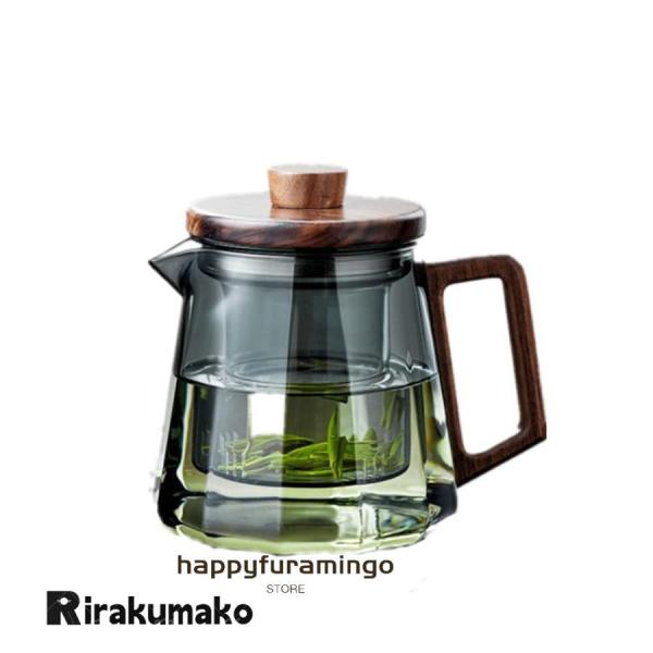 【材質】材質は耐熱高硼酸ガラスなので、瞬間的な温度変化に耐えられて、温度範囲は?20℃から120℃までです、熱膨張係数3.3.【ガラスピッチャ掃除が簡単】表面が滑らかでお手入れも簡単。お茶の葉を少しの水で洗い流すだけです。【透明美観】急須は...