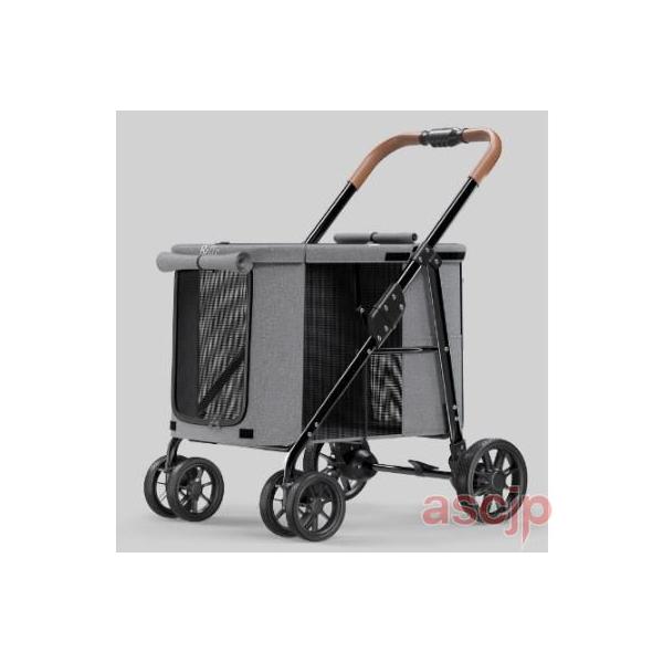 1.【本体サイズ】62*85*103cm 折りたたみサイズ：35*111cm 本体重量：9.97kg 推奨体重：30kgまで2.【大空間】大型犬や多頭用にも大活躍です。カートの内部は広く、柔らかいマットレスは高度な快適さを保証します。通気性...