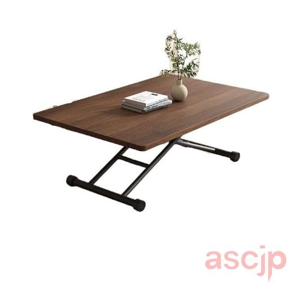 【無段階調整＆用途により昇降-高さ調整 テーブル】昇降式テーブルなので、用途や好みによって自由に高さ調節可能(10-71cm高さ調整)、操作も簡単だし、いろんな場合にも対応できる。家庭と仕事などに役に立つガス圧昇降式テーブル。【天板拡張可能...