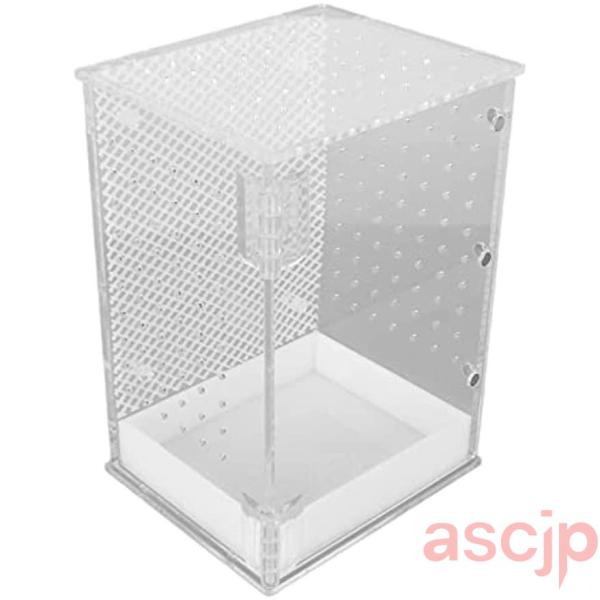 防水設計: 装飾用および水景用品用のグリッドを備えた背面、防水性、頑丈な職人技により、水が内部に漏れないようにします。磁気ドア：爬虫類テラリウムタンクは、掃除や交換のために簡単に開くことができる磁気ドアで設計されており、ペットが逃げるのを効...