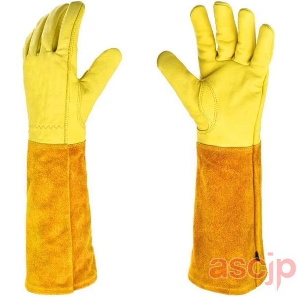 作業手袋 ガーデニング手袋 ガーデングローブ 革手袋 プロフェッショナル サボテン ローズ バラ 剪定 ガーデニング 耐摩耗 ロング長袖手袋 庭作業手袋 園芸用手