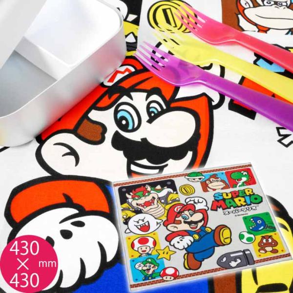 【発売日：2023年03月09日】ランチクロス ナフキンSKATER(スケーター)キャラクターグッズ 入園 入学 グッズ 用品 給食セット 4973307622335 KB4スーパーマリオ のデザインのランチクロス(弁当箱包み用風呂敷)。お...