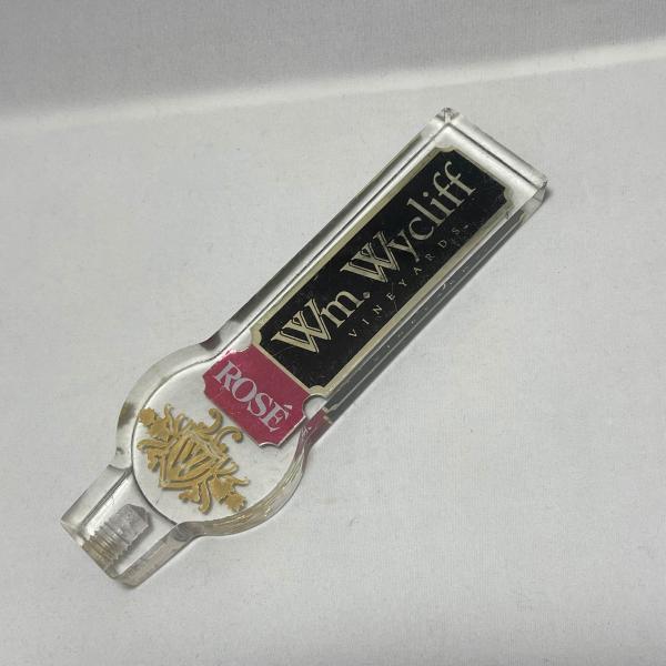 Wm. Wycliff Rose ビアタップハンドル中古品サイズ約15.2×4.6×2cm取り付け部穴サイズ約8ｍｍ。(3/8Wボルトが適合するかと思われます、現物でご確認ください）細かい傷、汚れがあります。加工してシフトノブに、もちろんビ...