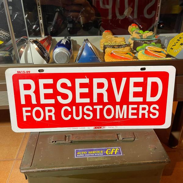 RESERVED FOR CUSTOMERS中古品　サイズ約38×15.5cmUS物です。汚れやキズがある場合があります。