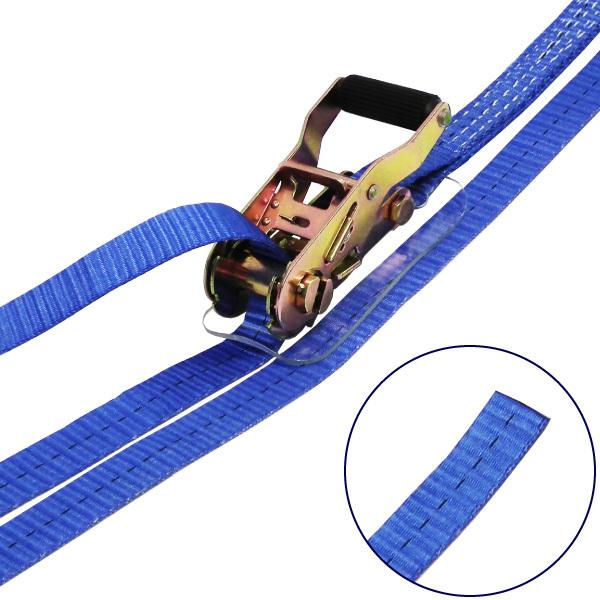 ラチェットバックル式ラウンドタイプのラッシングベルト、握り易いバックルと柔軟強度な繊維ベルトで荷に優しく簡単安全に荷締め作業ができます。トラックの荷物運搬に大人気の「FREAKラッシングベルト LBA25NT750 シリーズ」使用頻度も高く...