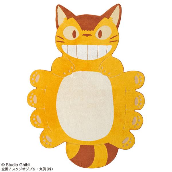 [ダイカットお昼寝ケット] となりのトトロ ネコバスとうたた寝  商品コード：1065002800      お昼寝時に大活躍なダイカットお昼寝ケットです。大きなネコバスがとってもキュート♪[仕様]無撚糸、パイルジャカード[サイズ]約87×...