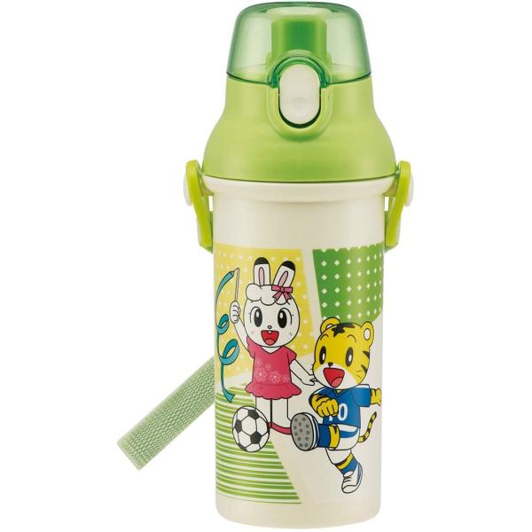 食器洗い乾燥機ＯＫ！ワンタッチダイレクトボトル軽くて持ちやすいプラスチック製。食洗機・乾燥機に対応。プッシュ式で簡単オープン。肩にかけて持ち運べる、ショルダーベルト付き。容量は480ml。名前シール入り。氷が入れやすい広口タイプ。●サイズ:...