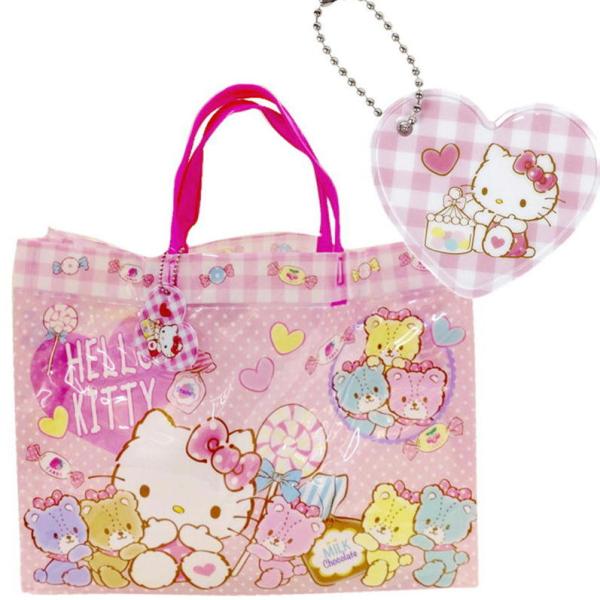 かわいいキャラクターの角型プールバッグです裏面に名前が書けるネームホルダー付きです小学校や幼稚園でのプールの授業や水泳教室にサイズ:(約)34 x 26 x 12 cm素材・材質:PVC生産国:中国※　画像はあくまでも商品イメージになります...