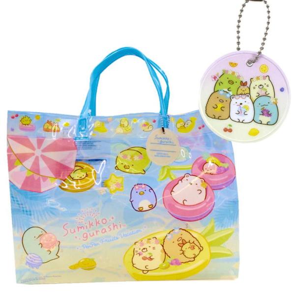 かわいいキャラクターの角型プールバッグです裏面に名前が書けるネームホルダー付きです小学校や幼稚園でのプールの授業や水泳教室にサイズ:(約)34 x 26 x 12 cm素材・材質:PVC生産国:中国※　画像はあくまでも商品イメージになります...