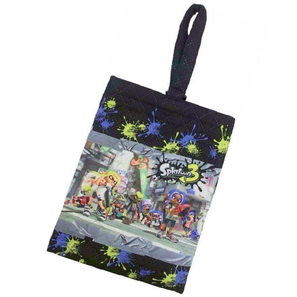 人気ゲームキャラクタースプラトゥーン3のシューズバッグ新入園・新入学準備やプレゼントお祝いに！幼稚園・小学校で大活躍！【サイズ】約W21×H28cm【素材】ポリエステル【メーカー】サンアート【JAN】4943777144910※撮影時の光の...