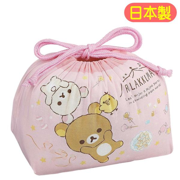 お弁当箱とお箸セットがしっかり入るかわいいキャラクターのランチ巾着（お弁当袋）です入園入学準備におススメです♪お弁当箱を入れるのに便利な巾着袋です。ランチ巾着としてはもちろん、小物入れや小分け袋として使用するなど、用途の幅広い商品です。遠足...