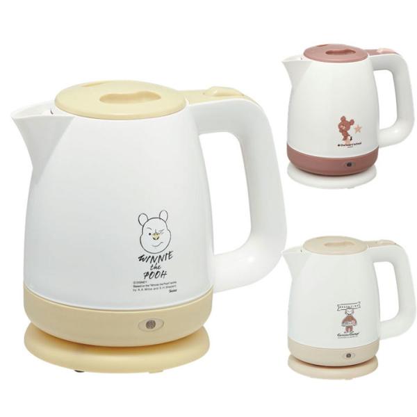 人気キャラクターの電気ケトルおさるのジョージ:4973307606908くまのがっこう:4973307599606クマのプーさん:4973307566547電源スタンドと分離式になっており、コードレスなので使いやすく便利電源スイッチを入れて...