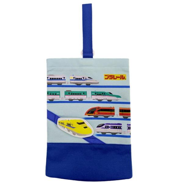 ワッペンがうごくのギミックシューズバッグ上履きや体育館シューズを入れるのにちょうどいい。内側にネームタグ付き。新入園・新入学準備やプレゼントお祝いに！幼稚園・小学校で大活躍【サイズ：約W21×H29cm【素材】：ポリエステル（スウェット生地...