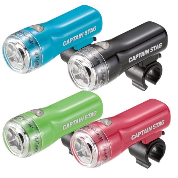 キャプテンスタッグ(CAPTAIN STAG) 3LED ライト 227 SLIM 工具不要で簡単に取り付け可能な3LEDライト雨に強いウォータープルーフ構造で衝撃に強いポリカーボネートボディ仕様光源：高輝度白色LED×3サイズ 36mm×...