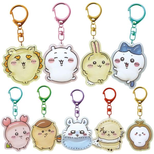 「ちいかわ ぷっくりったいキーホルダー 」キャラクター部分がぷっくりとした立体的なデザインで、透け感があるかわいいキーホルダー【キャラクター】ちいかわ-4930972600235  ハチワレ-4930972600242  うさぎ-49309...