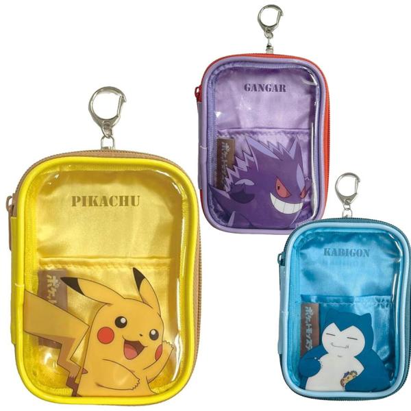お気に入りの小物を可愛く見せて収納！大人気「ポケットモンスター」のデザインがあしらわれた、ユニックの「コレクションポーチ2」です。前面がクリア（透明）仕様になっており、中身がひと目で分かるおしゃれなデザイン。お家や自転車の鍵、リップクリーム...