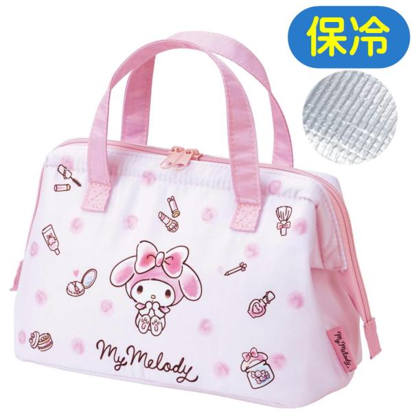 キャラクター保冷がまぐち型ランチミニトートバッグＷファスナーで大きく開くがま口仕様で、お弁当箱の出し入れがとっても簡単。内側はアルミ蒸着素材を使用しており、保冷効果がありランチタイムまでおいしさをキープします。保冷剤等が入る便利なメッシュポ...