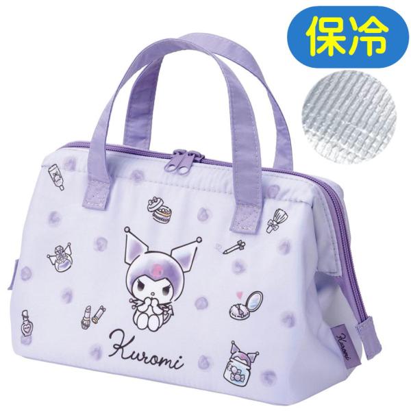 キャラクター保冷がまぐち型ランチミニトートバッグＷファスナーで大きく開くがま口仕様で、お弁当箱の出し入れがとっても簡単。内側はアルミ蒸着素材を使用しており、保冷効果がありランチタイムまでおいしさをキープします。保冷剤等が入る便利なメッシュポ...