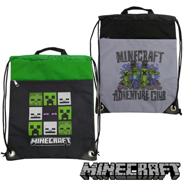 Minecraft マインクラフトビーチバッグ大人気「マイクラ」のデザインが目を引く、多機能な2WAYナップサックが登場！プールバッグとしてはもちろん、毎日の体操服袋や校外学習のリュックとしても大活躍します。【ここがポイント！】雨や水に強い...
