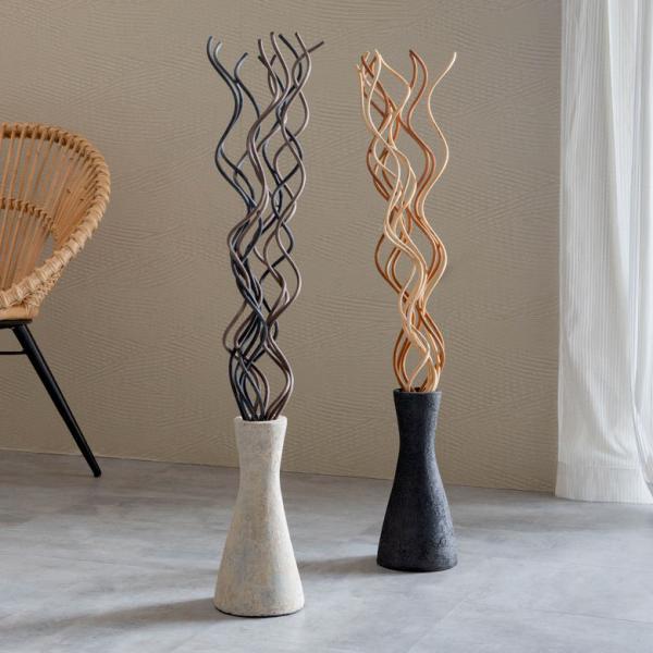 ■内容:10本セットナチュラルミックス：2カラー×5ダークミックス：2カラー×5■サイズ(cm):1本あたり 約 W 5 × D 5 × H 80※植物のためサイズにバラつきがございます。■重量:約 200g (10本セット)■素材:ラタン...