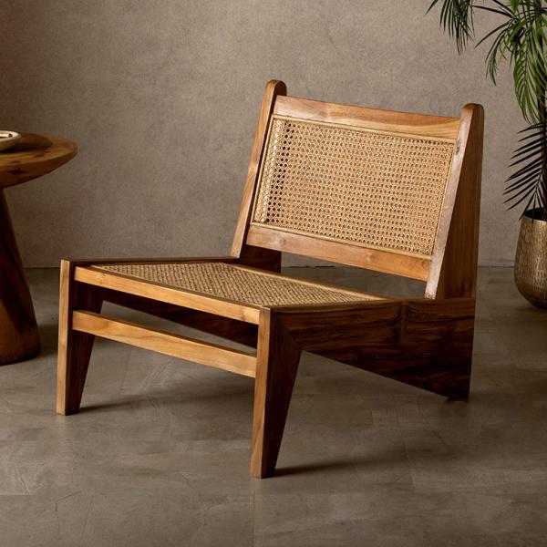 ■サイズ(cm)約 W 60 × D 73 × H 66 × SH 33※多少サイズは前後します。■重量約 12 kg■素材チークウッド、ラタン、アイアン■生産国インドネシア■お手入れ・乾いた布で軽く乾拭きしてください。・汚れがついた場合は...