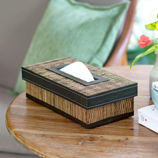 ■サイズ(cm):外寸：約 W 28.5 × D 14.5 × H 8内寸：約 W 27 × D 12.5 × H 6.5※ハンドメイド品ですので多少サイズは前後します。■素材:パームリディ・合皮■生産国:インドネシア・バリ島※注意事項はペ...