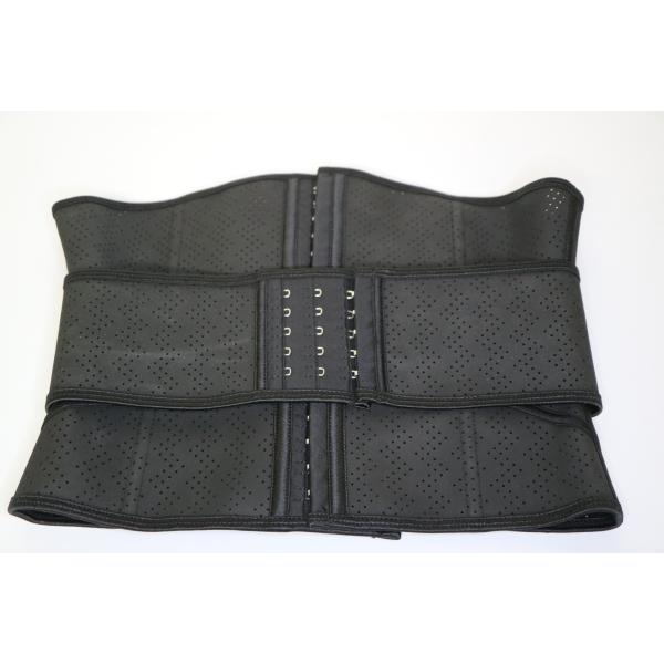 縮む力の強いパワーメッシュがウエスト全体を包み込んでググっと引き締め、ぼっこりお腹がスッキリ!サイズ：Mサイズ　　　　[ウエスト] 約74-80cm　　　　[体重] 55-60kgカラー：ブラック[原材料]裏生地：コットン 96% スパンデ...